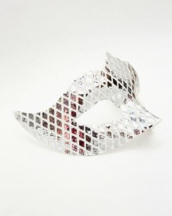 Unique Womens Mirrored Venetian Mask - Masque Boutique